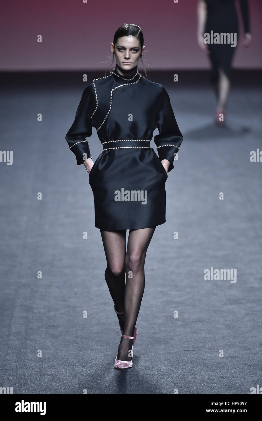 A model wears at collection runway a creation from The 2nd Skin Co ...