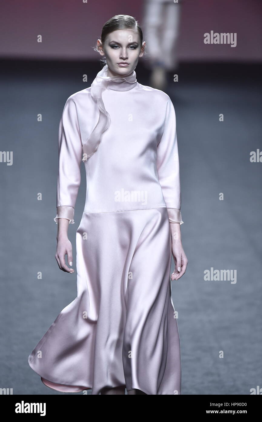 A model wears at collection runway a creation from The 2nd Skin Co ...