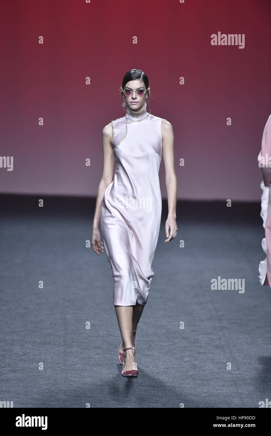A model wears at collection runway a creation from The 2nd Skin Co ...