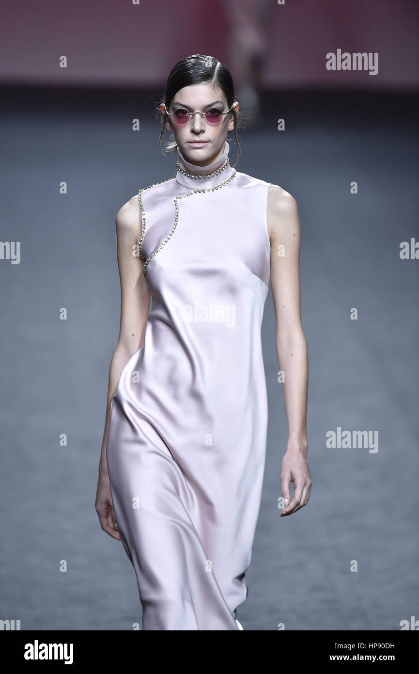 A model wears at collection runway a creation from The 2nd Skin Co ...