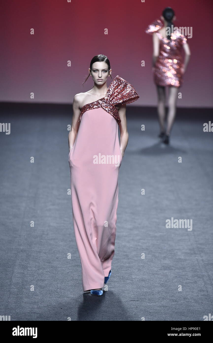 A model wears at collection runway a creation from The 2nd Skin Co ...