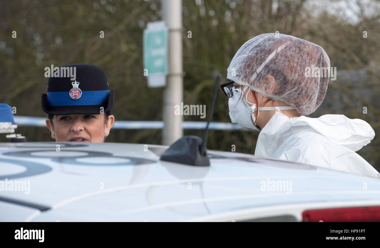 Investigations crime scene uniform hi-res stock photography and images ...