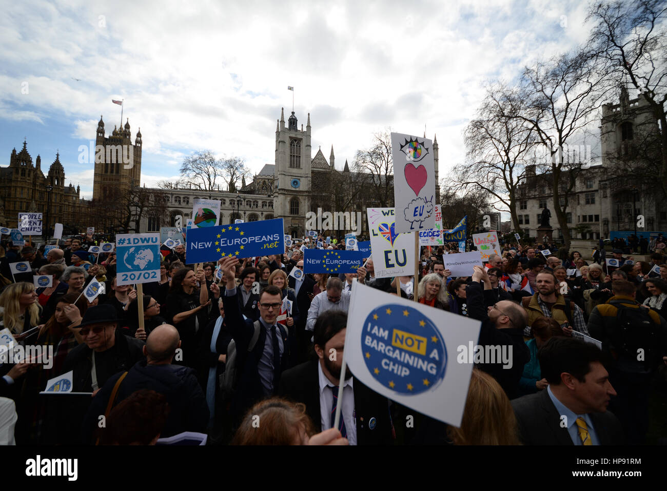 A rally took place outside of the Palace of Westminster, London, in ...
