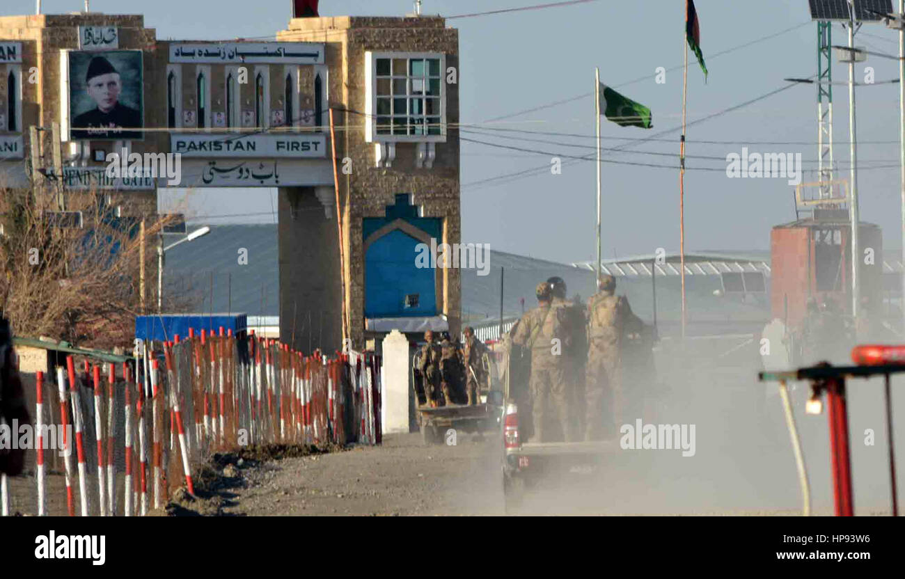 Pakistan border security forces are patrolling nearby Friendship Gate ...