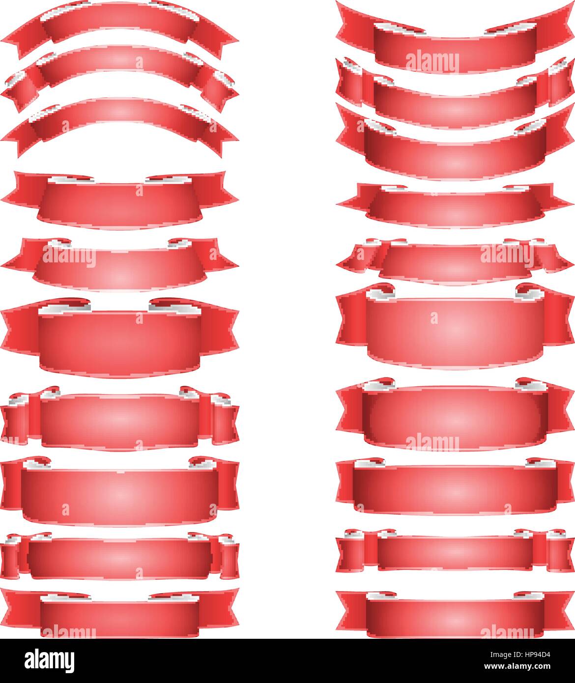 vector ribbons set Stock Vector Image & Art - Alamy