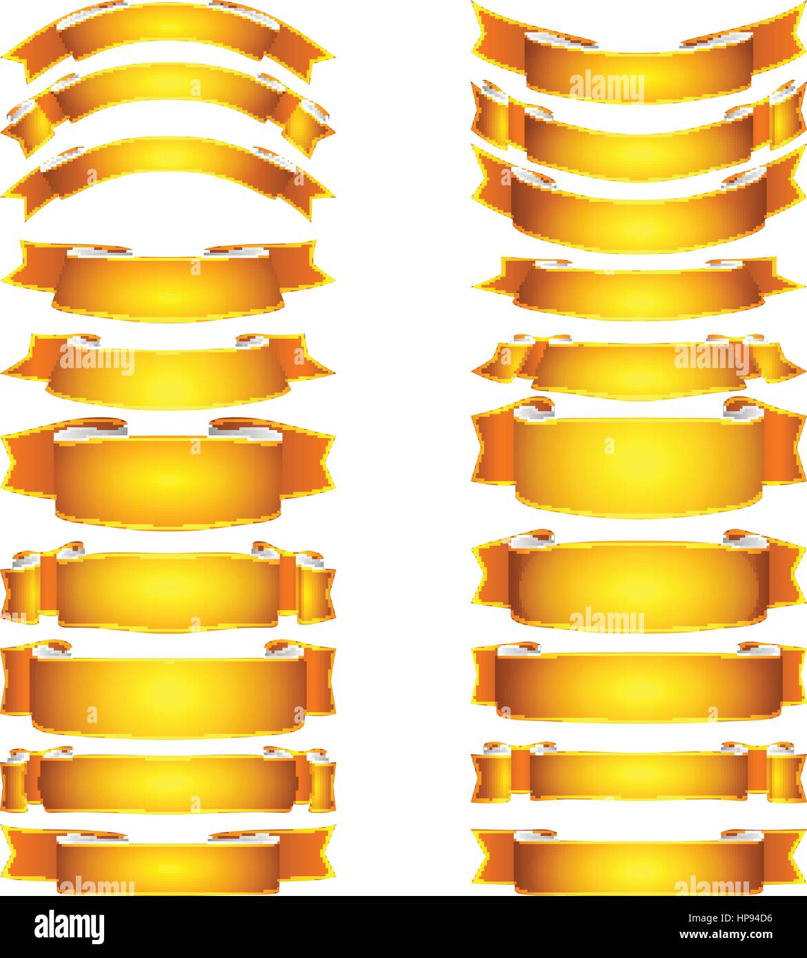 vector ribbons set Stock Vector Image & Art - Alamy