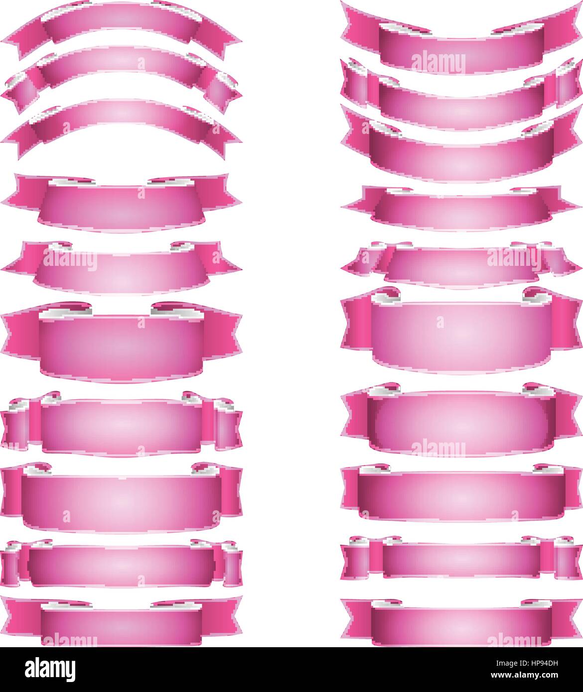 vector ribbons set Stock Vector Image & Art - Alamy