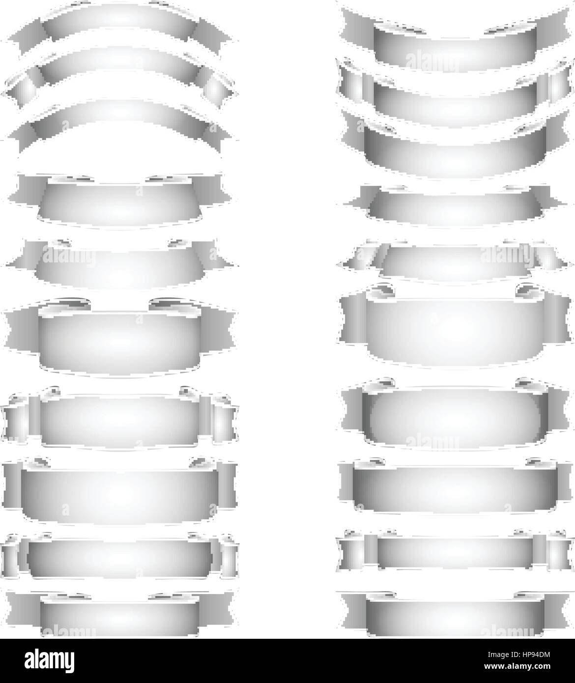 vector ribbons set Stock Vector Image & Art - Alamy