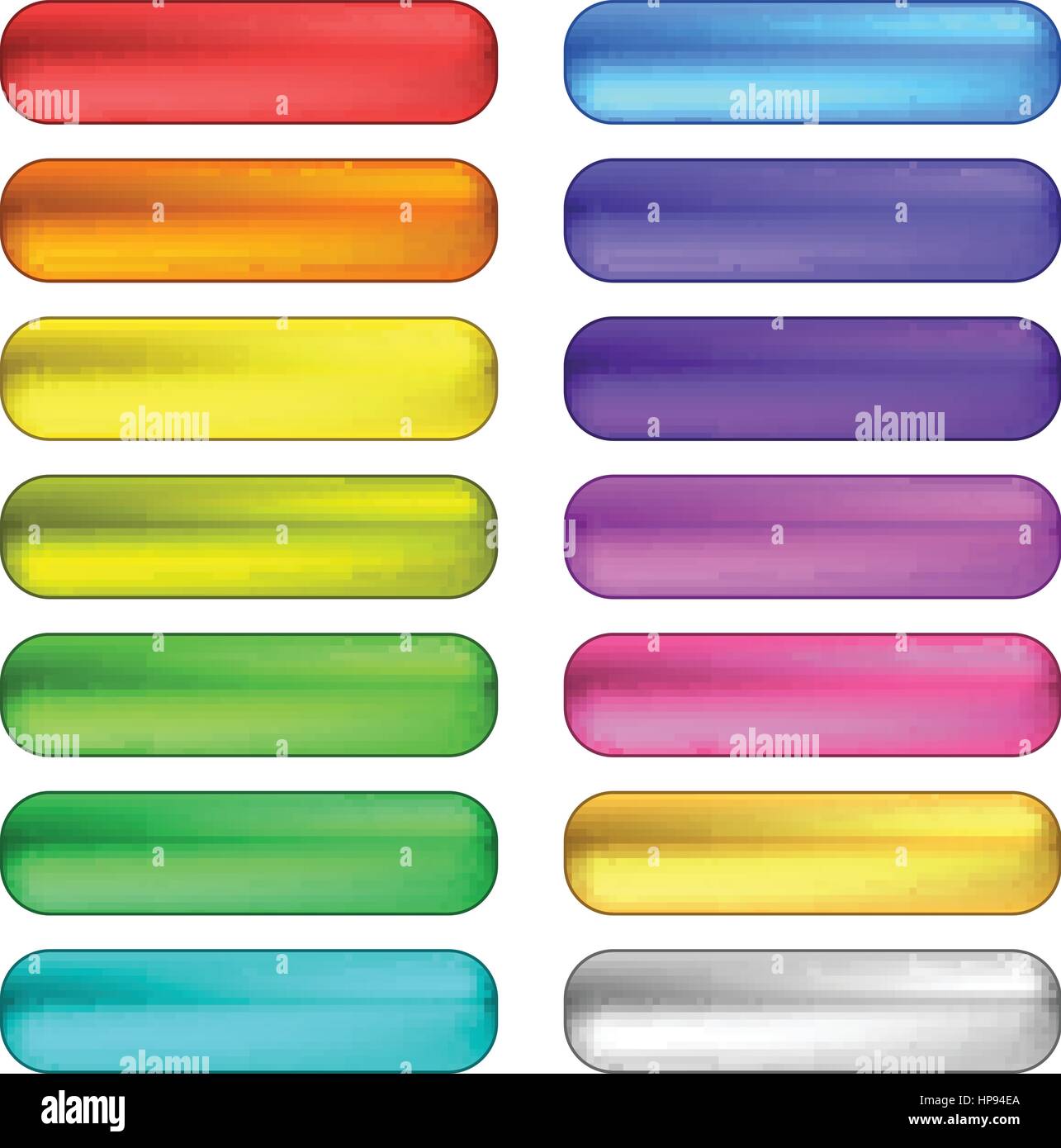 vector web buttons set Stock Vector Image & Art - Alamy