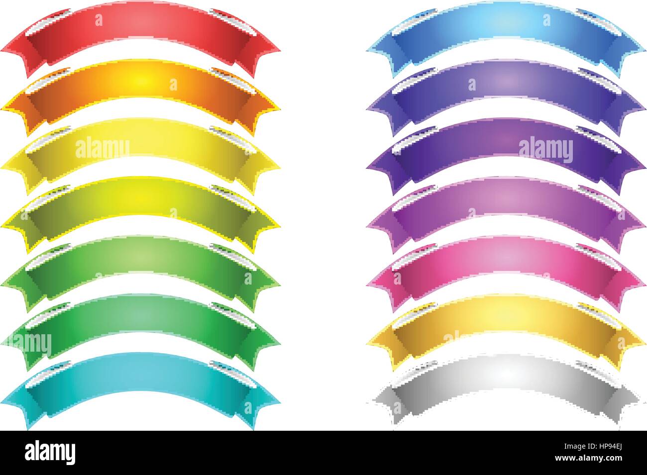 vector ribbons set Stock Vector Image & Art - Alamy