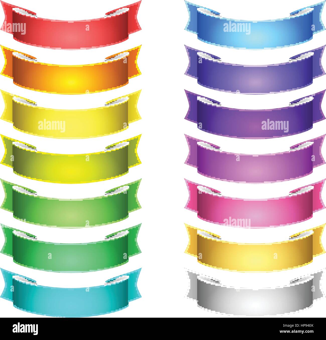 vector ribbons set Stock Vector Image & Art - Alamy