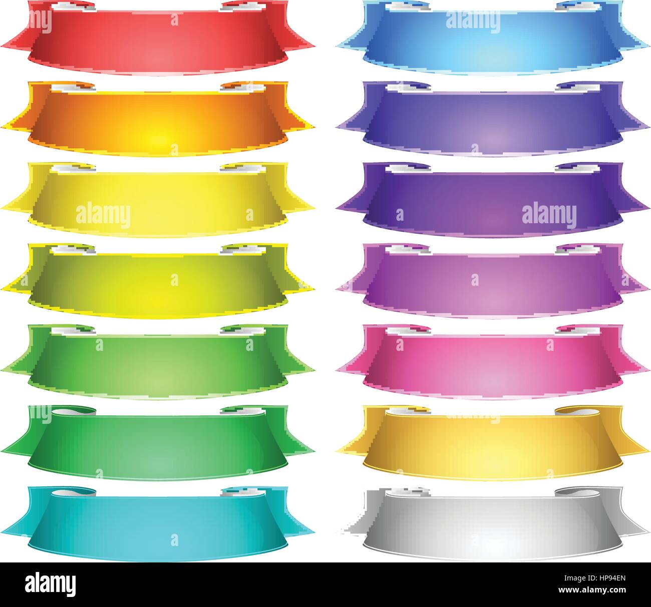 vector ribbons set Stock Vector Image & Art - Alamy