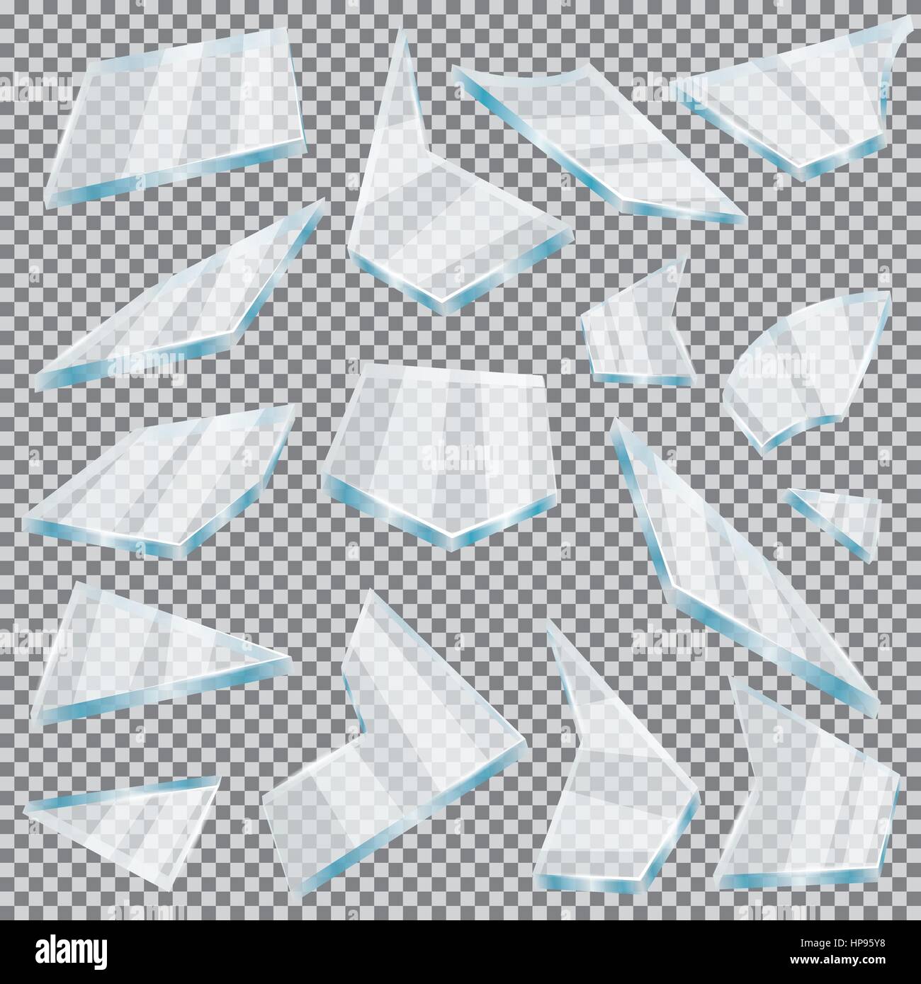 Glass Shards Vector