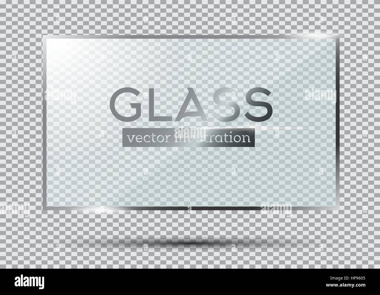 Glass effect transparent background Stock Vector Images - Alamy