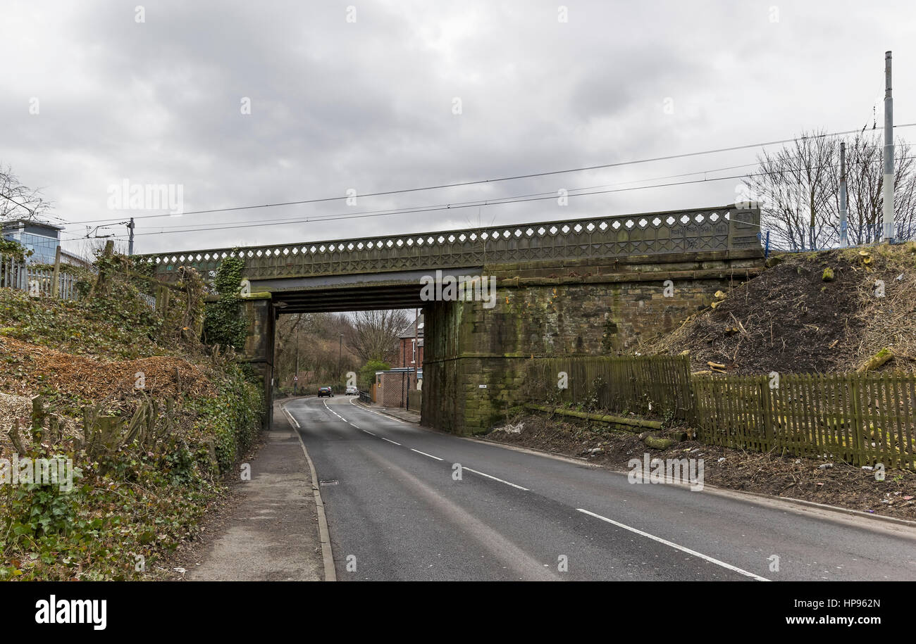 Metro bridge at South Gosforth is to be replaced and the road widened ...