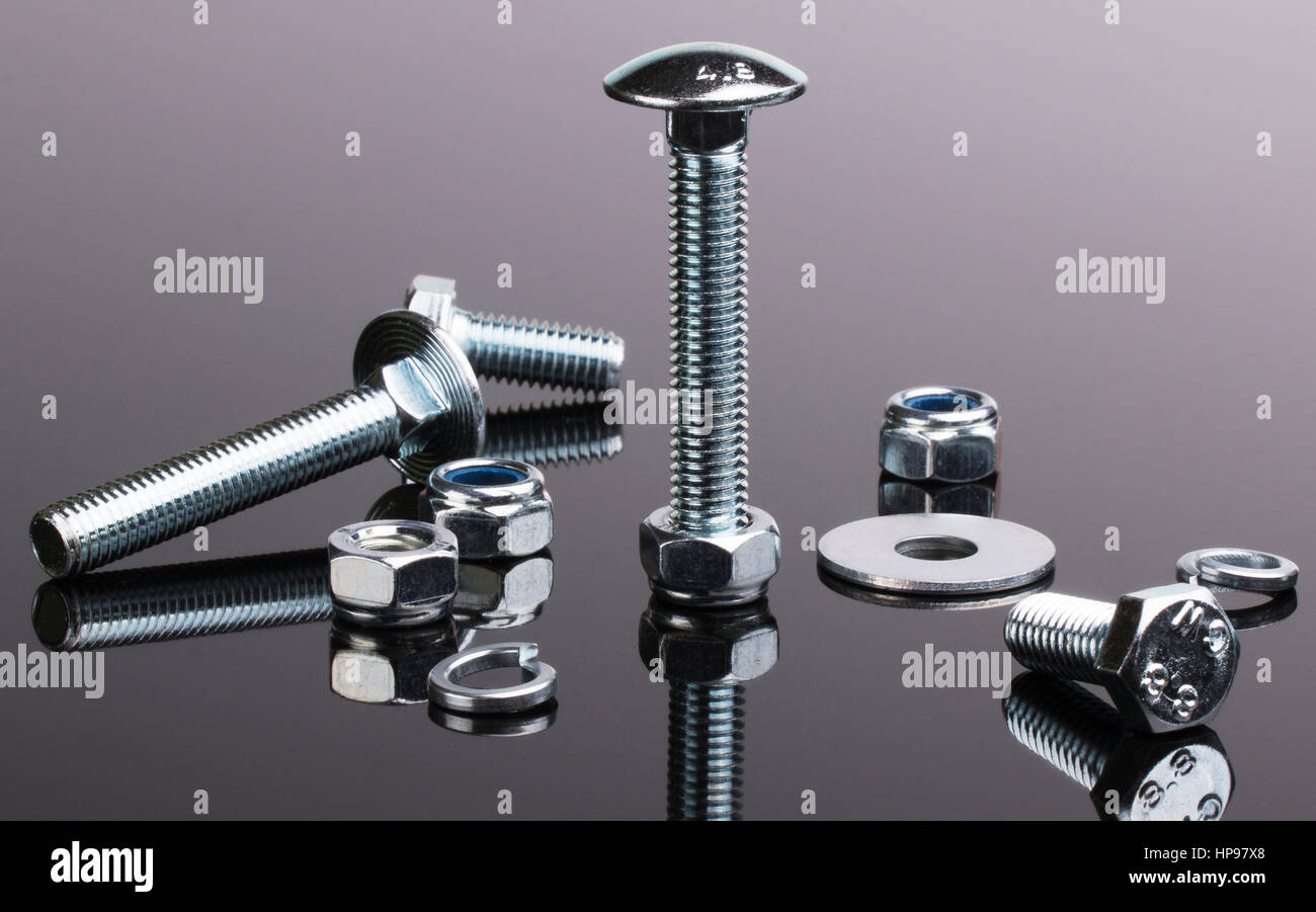 Set of metal parts Stock Photo - Alamy