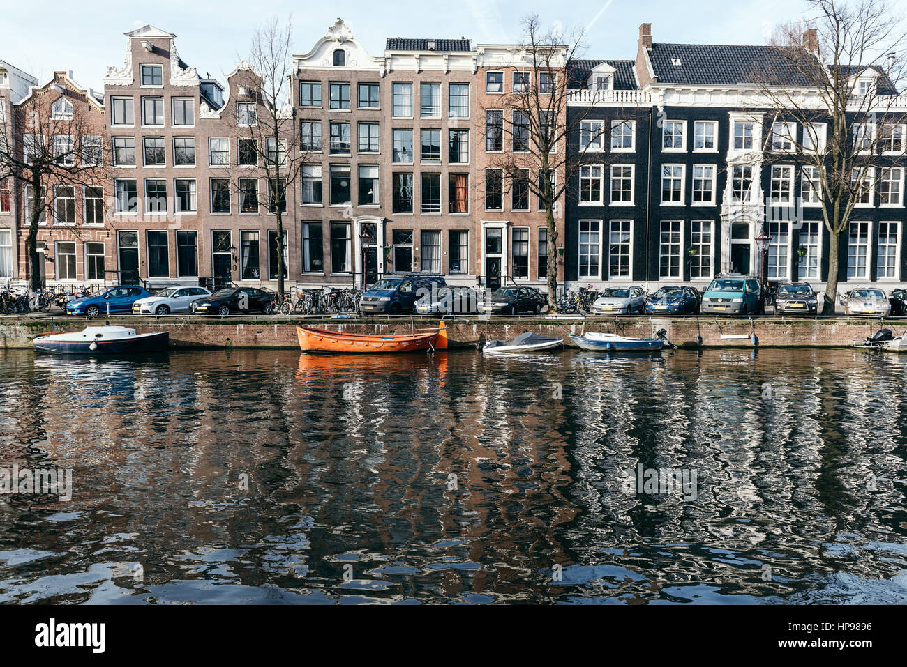 Amsterdam, has more than one hundred kilometers of canals, about 90 ...