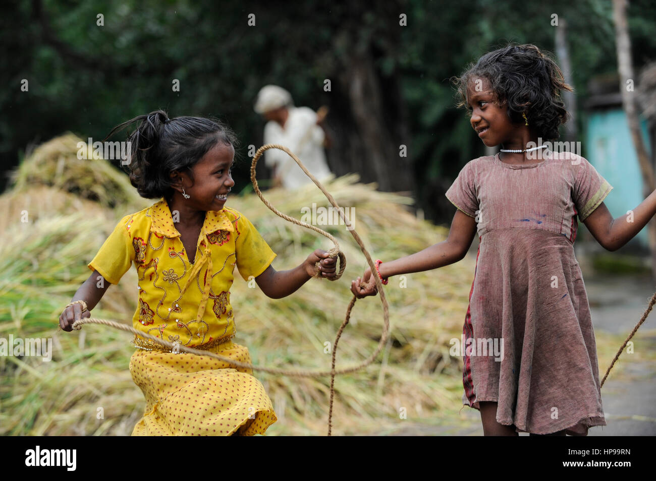 Indian girl skipping High Resolution Stock Photography and Images - Alamy