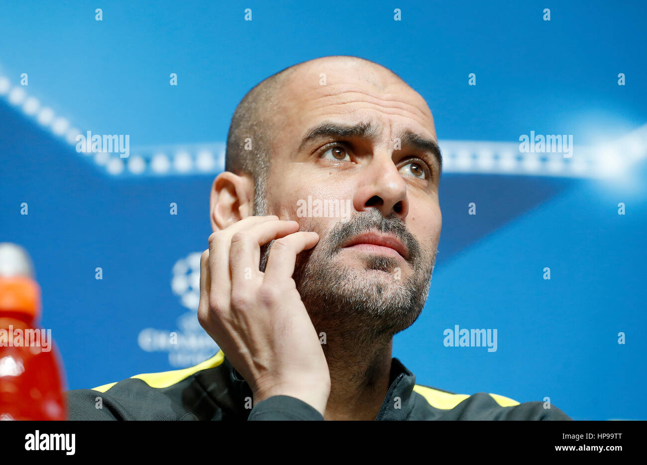 Manchester city manager pep guardiola press conference city football ...