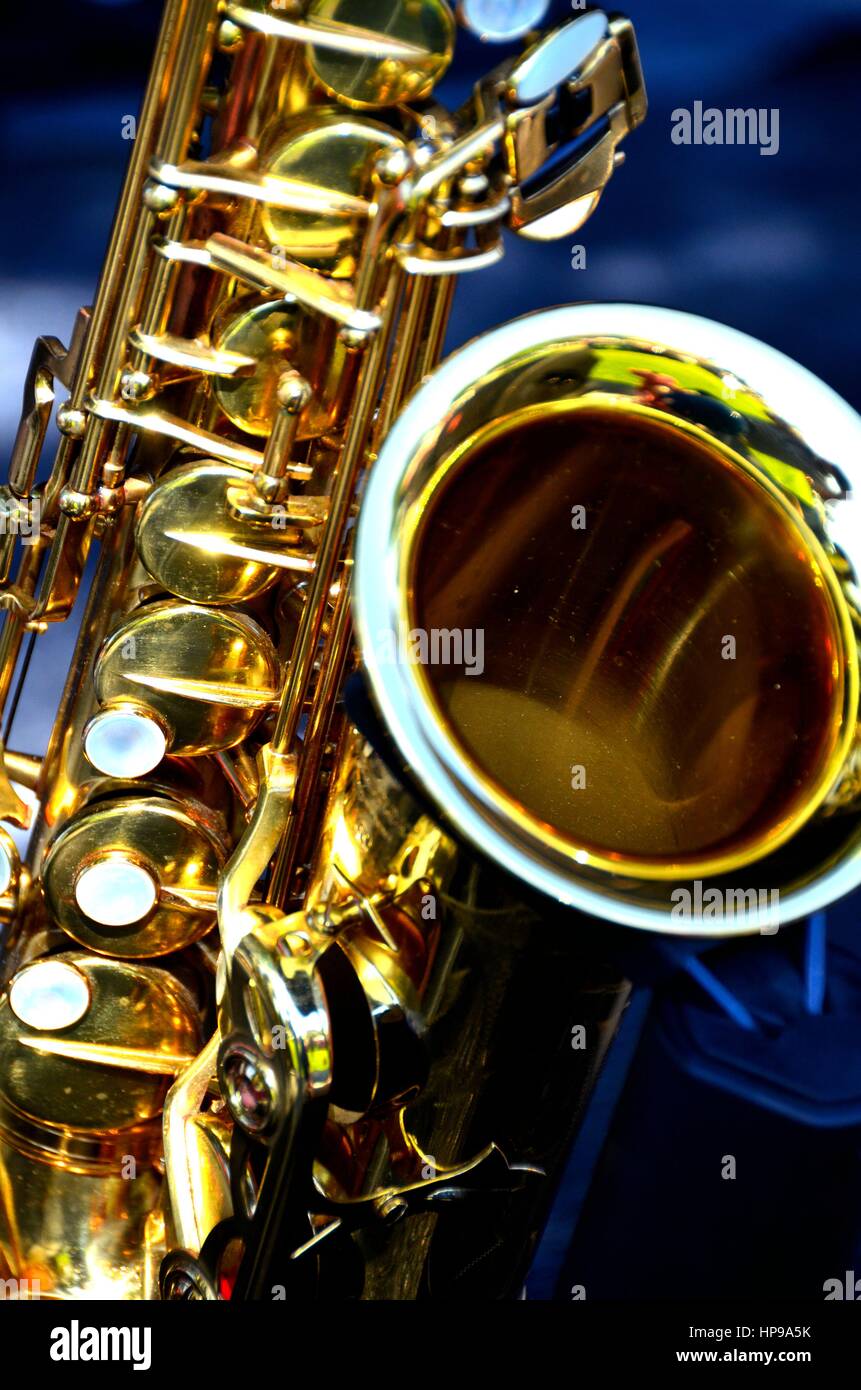 Saxophone classical music instrument saxophonist hi-res stock ...