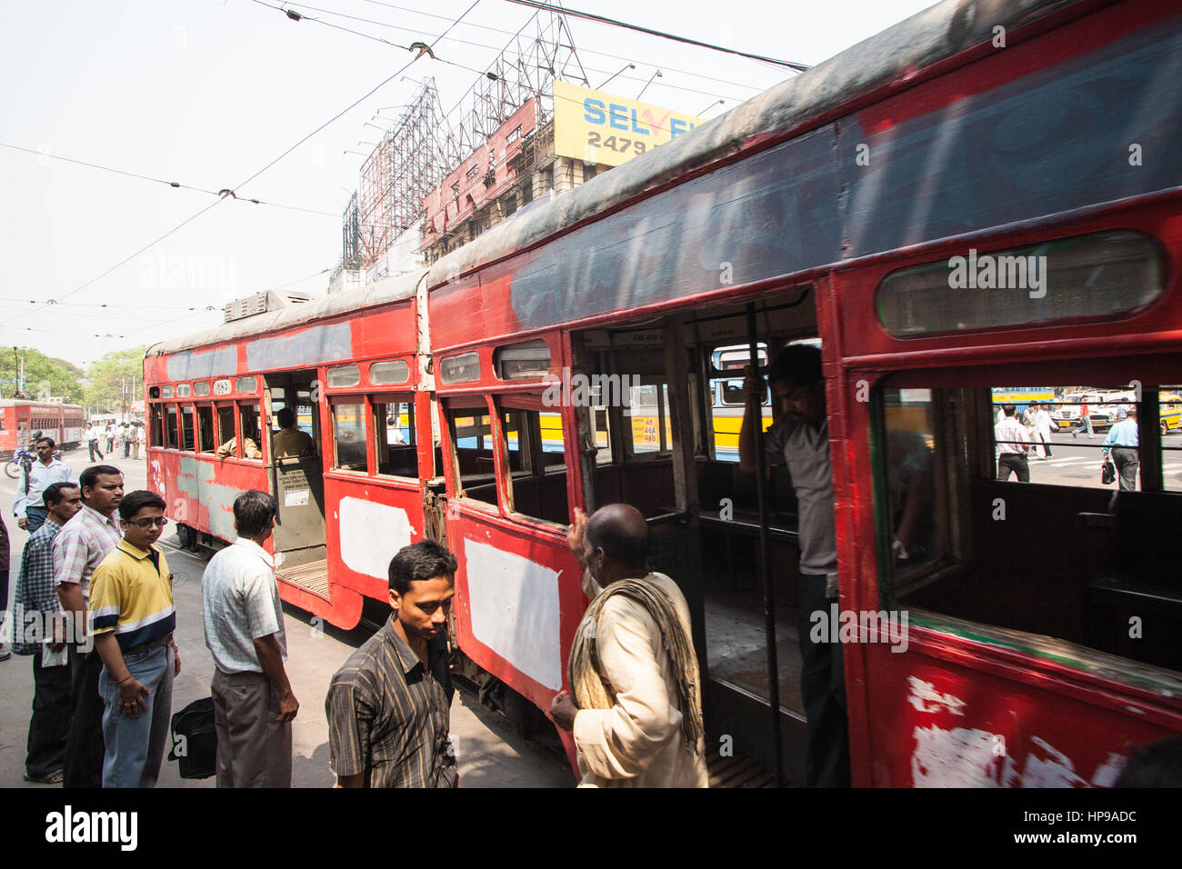 Indian tram hi-res stock photography and images - Alamy