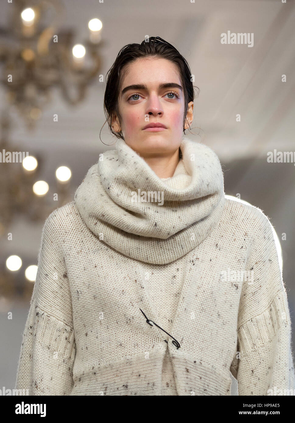 Models during the Pringle of Scotland Autumn/Winter 2017 London Fashion ...