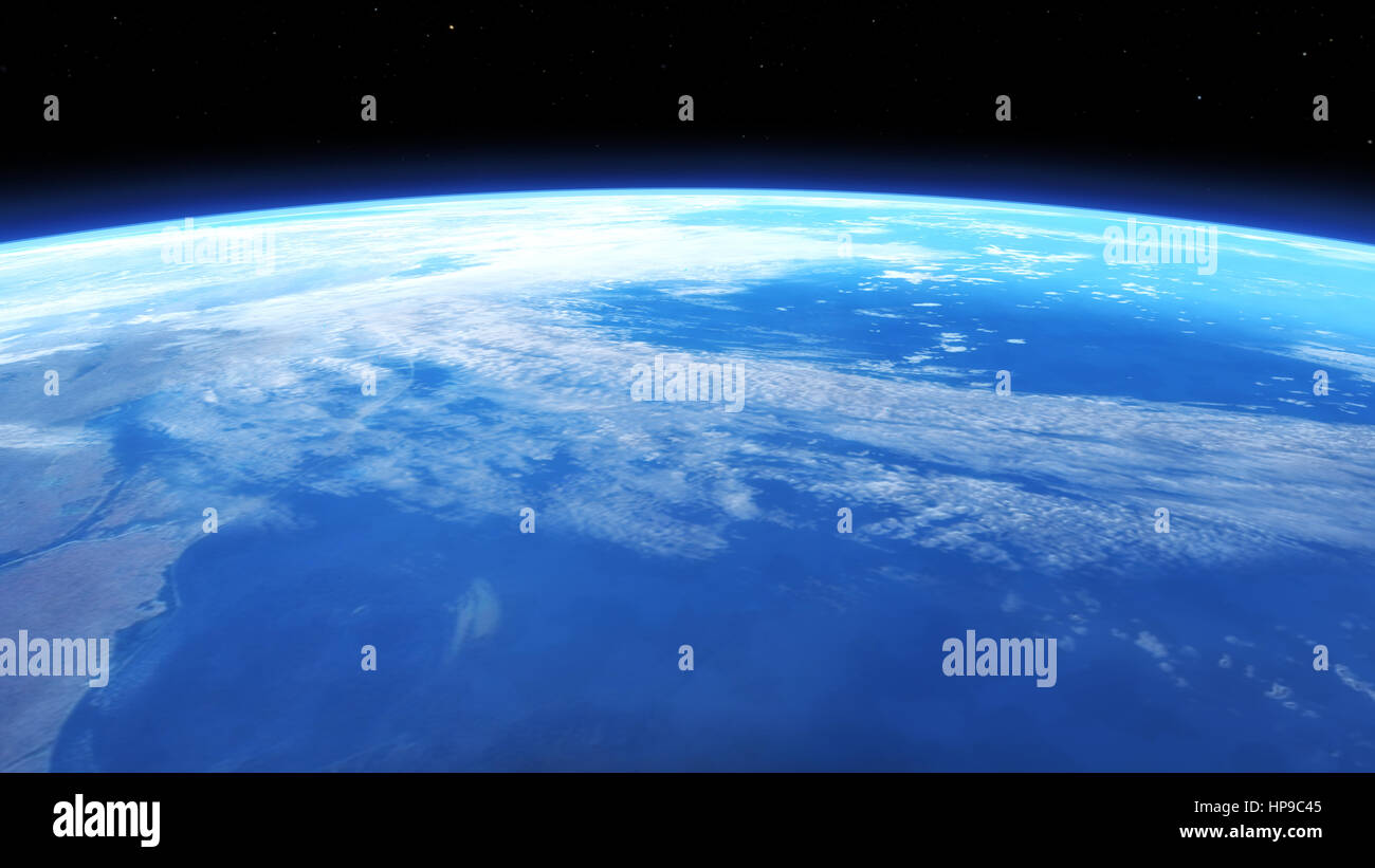 Digital 3D Illustration of a Space Scene, no NASA Image Stock Photo - Alamy