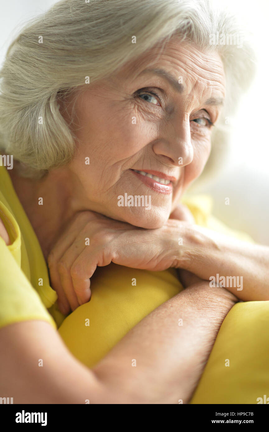 beautiful senior woman Stock Photo - Alamy
