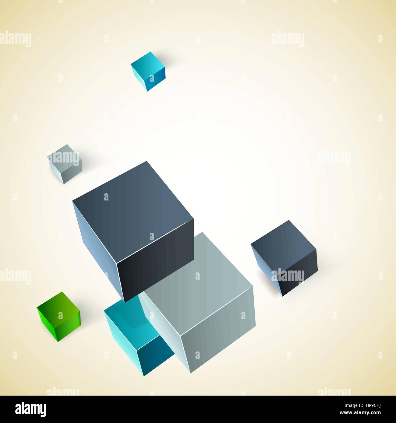 Graph cube Stock Vector Images - Alamy