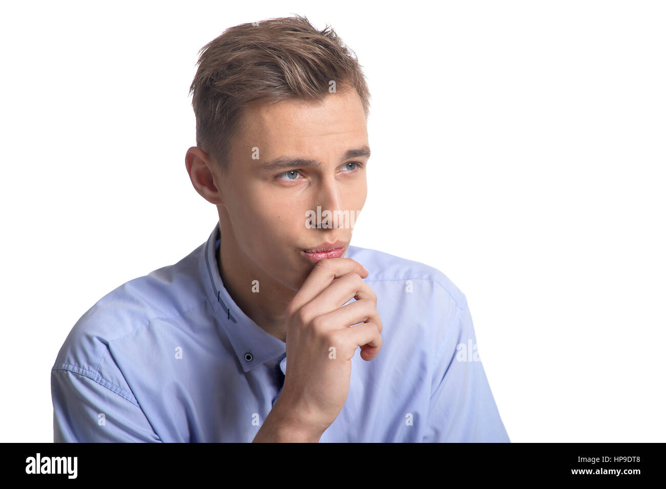 young man making facial expression Stock Photo - Alamy