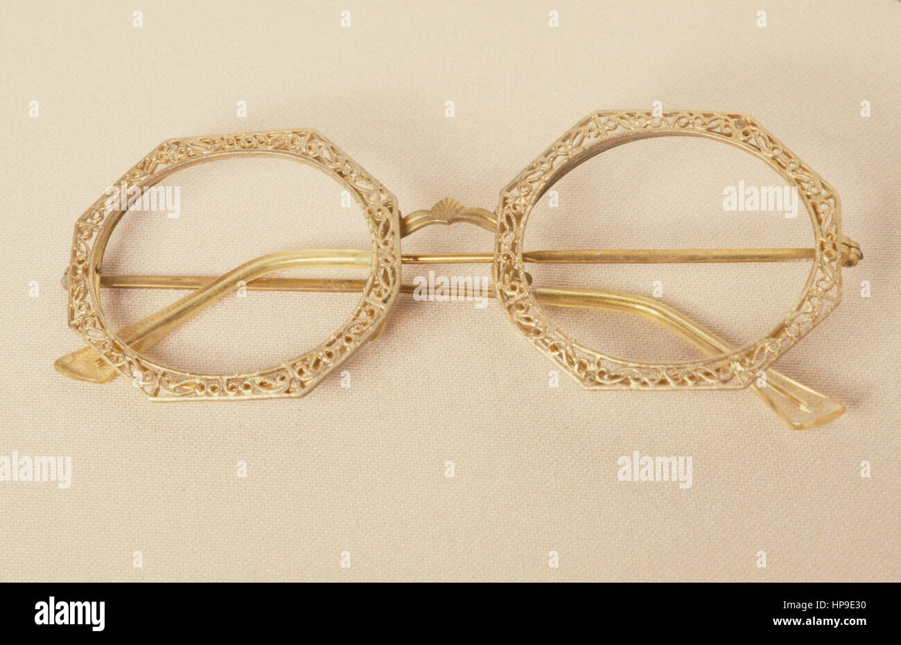 Metal decorated spectacles hi-res stock photography and images - Alamy