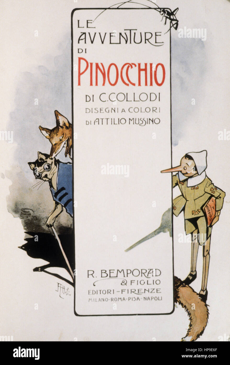 The Adventures of Pinocchio by Carlo Collodi illustrated by attilio ...