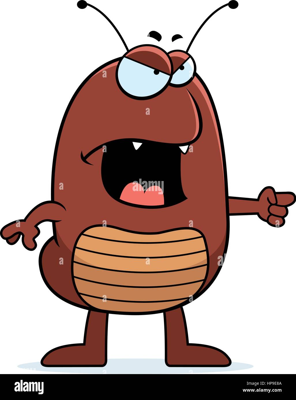 A cartoon flea with an angry expression Stock Vector Image & Art - Alamy
