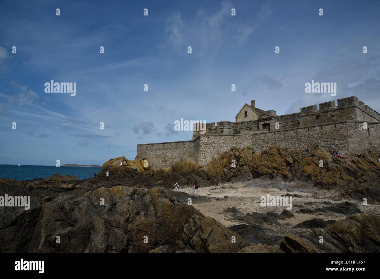 The seaside fort Stock Photo - Alamy
