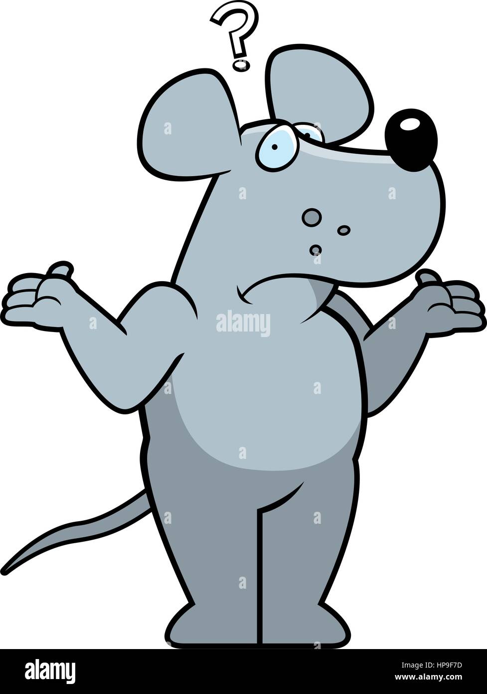 A cartoon rat with a confused expression Stock Vector Image & Art - Alamy