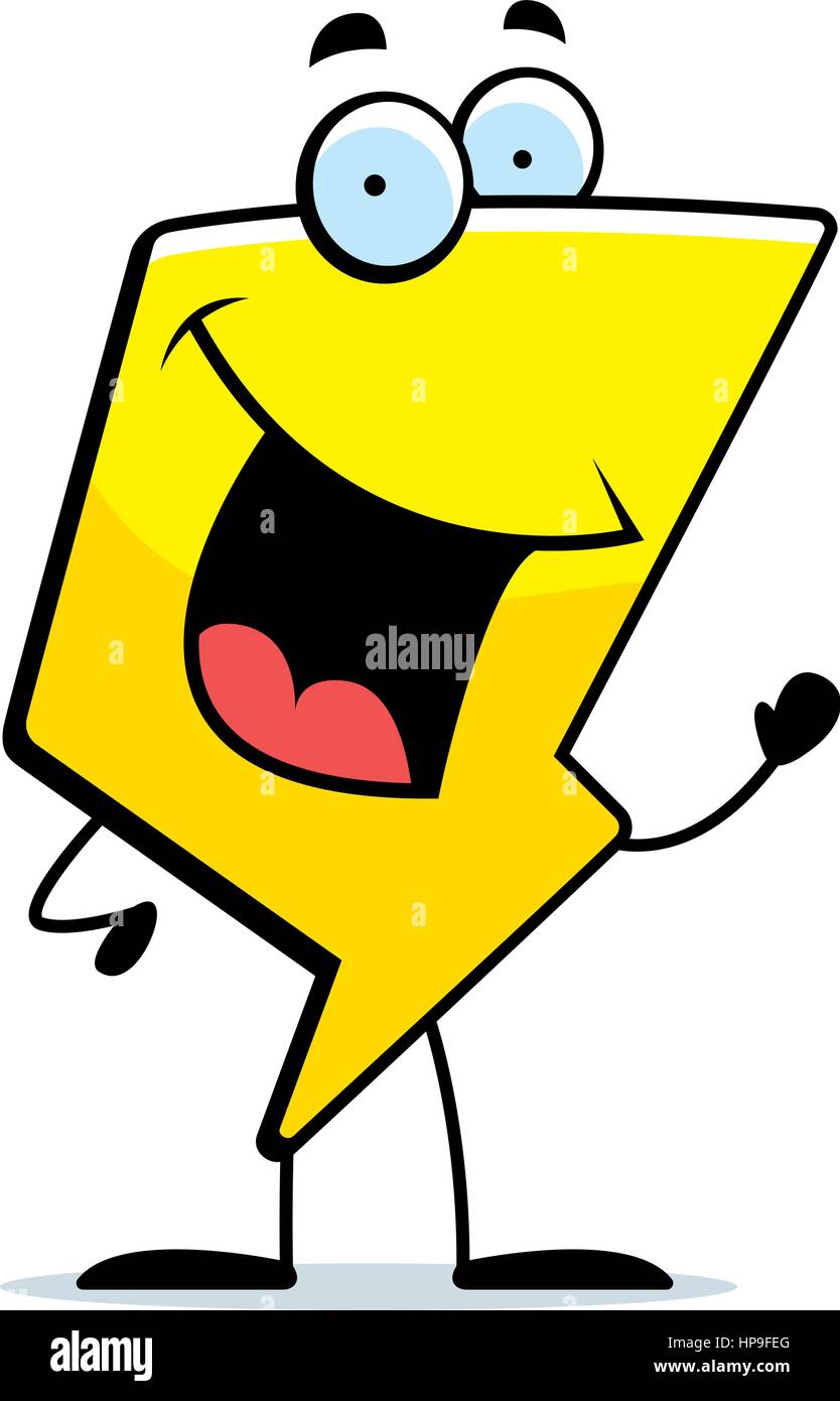 Cartoon lightning bolt hi-res stock photography and images - Alamy