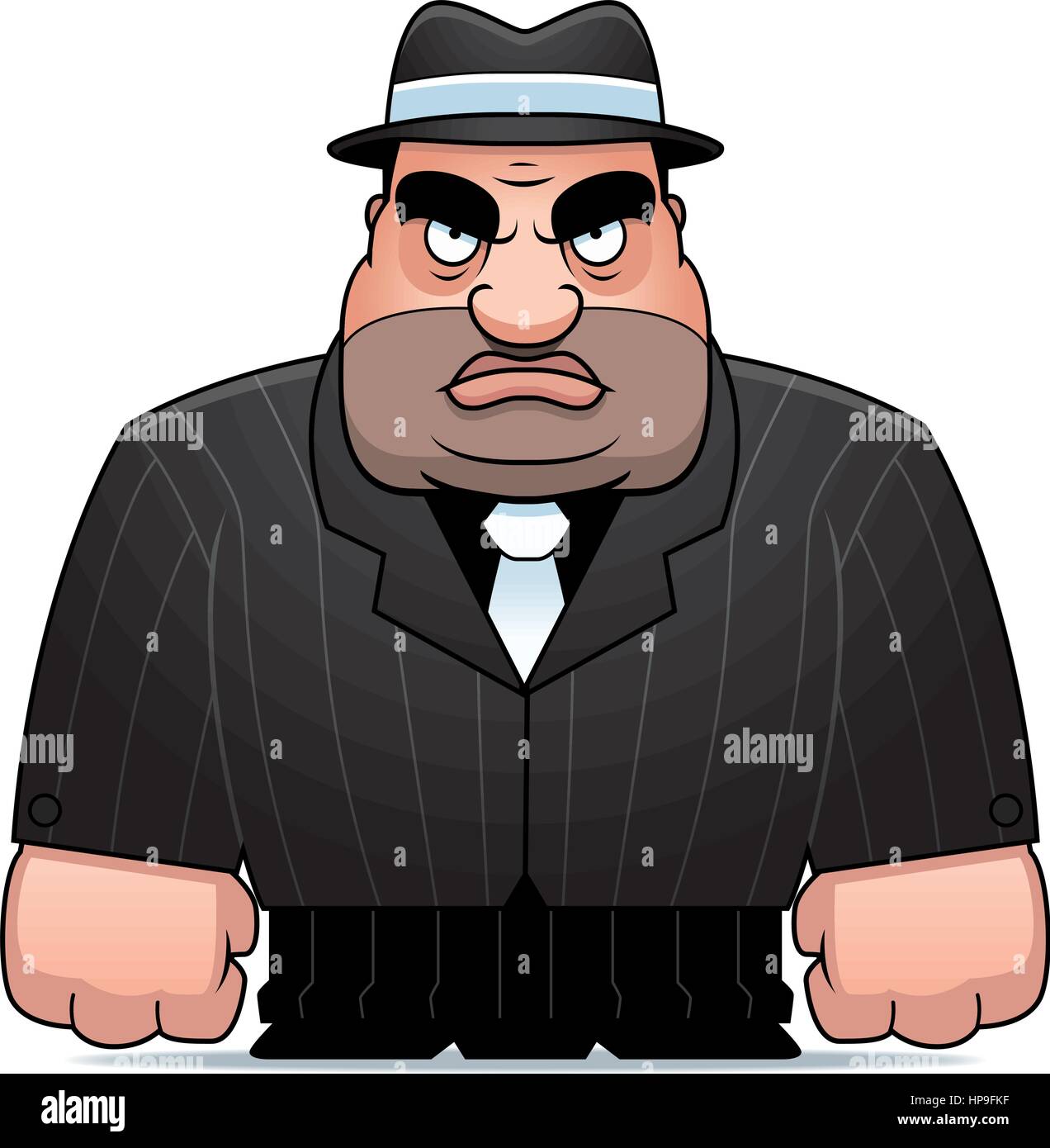 Big man in suit Stock Vector Images - Alamy
