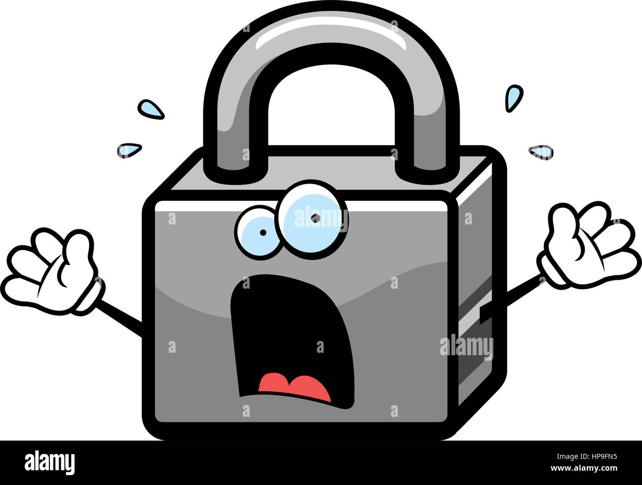 Cartoon lock hi-res stock photography and images - Alamy