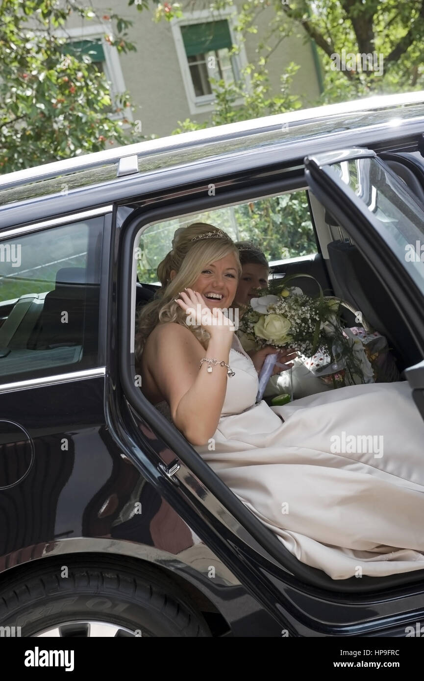 Happily married car hi-res stock photography and images - Alamy