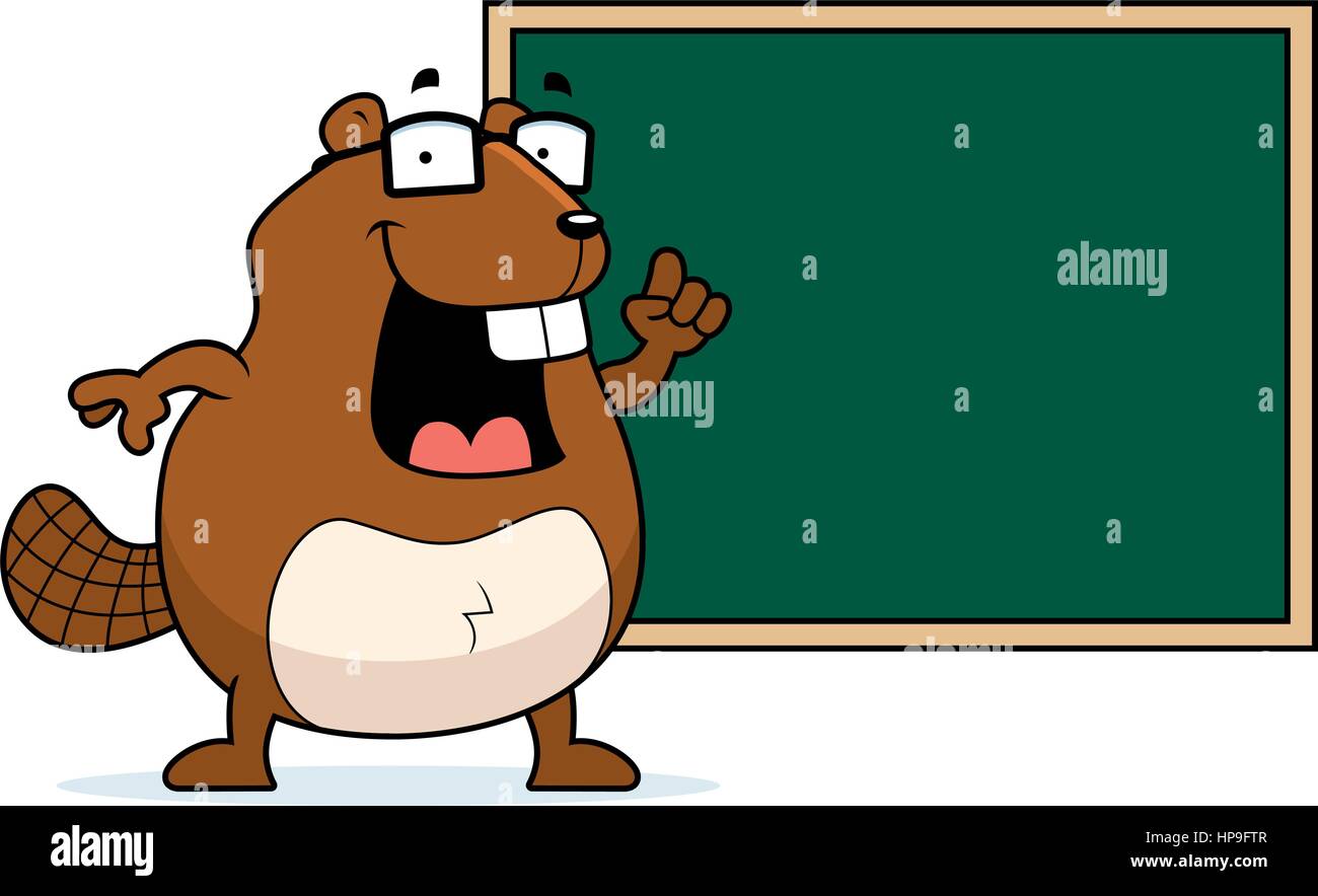 Happy cartoon nerd idea Stock Vector Images - Alamy