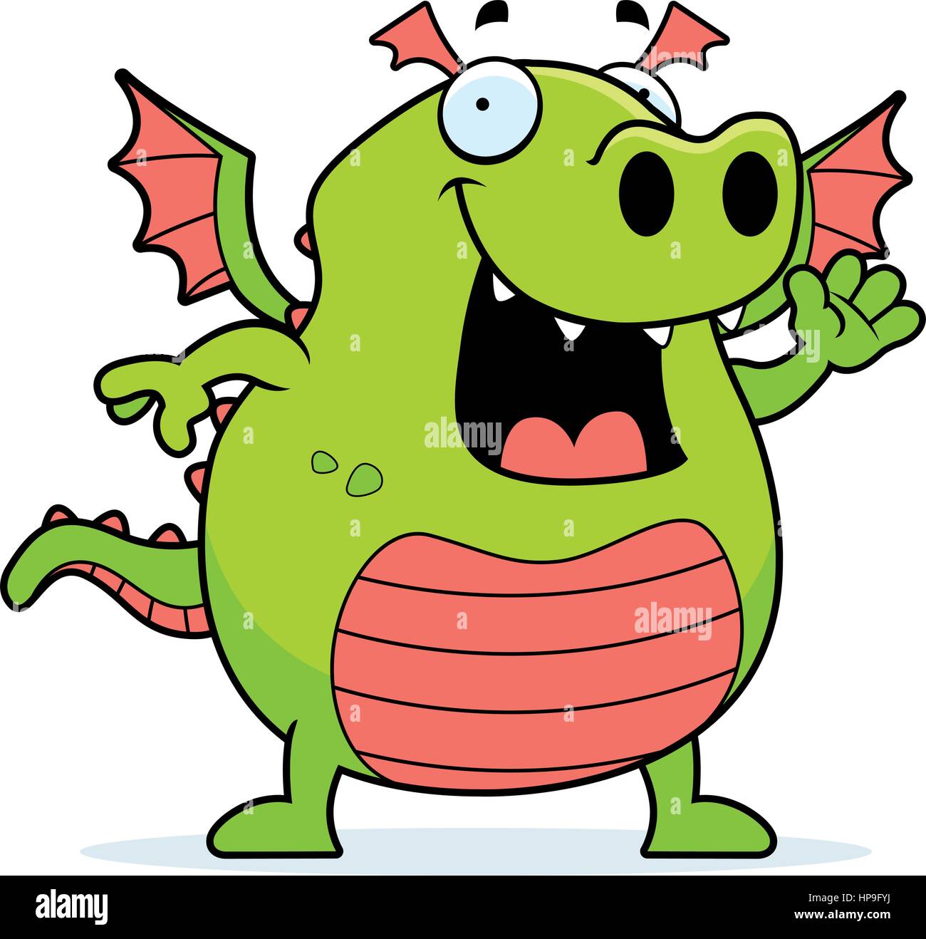 Dragon waving Stock Vector Images - Alamy