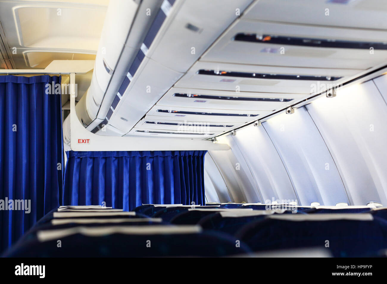 Airplane inside hi-res stock photography and images - Alamy