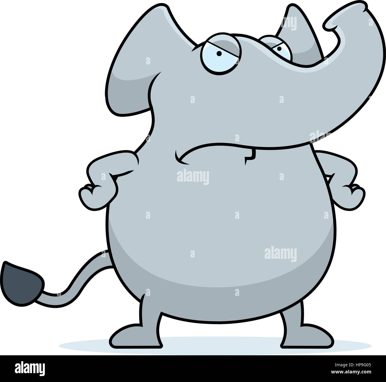 Angry elephant cartoon hi-res stock photography and images - Alamy