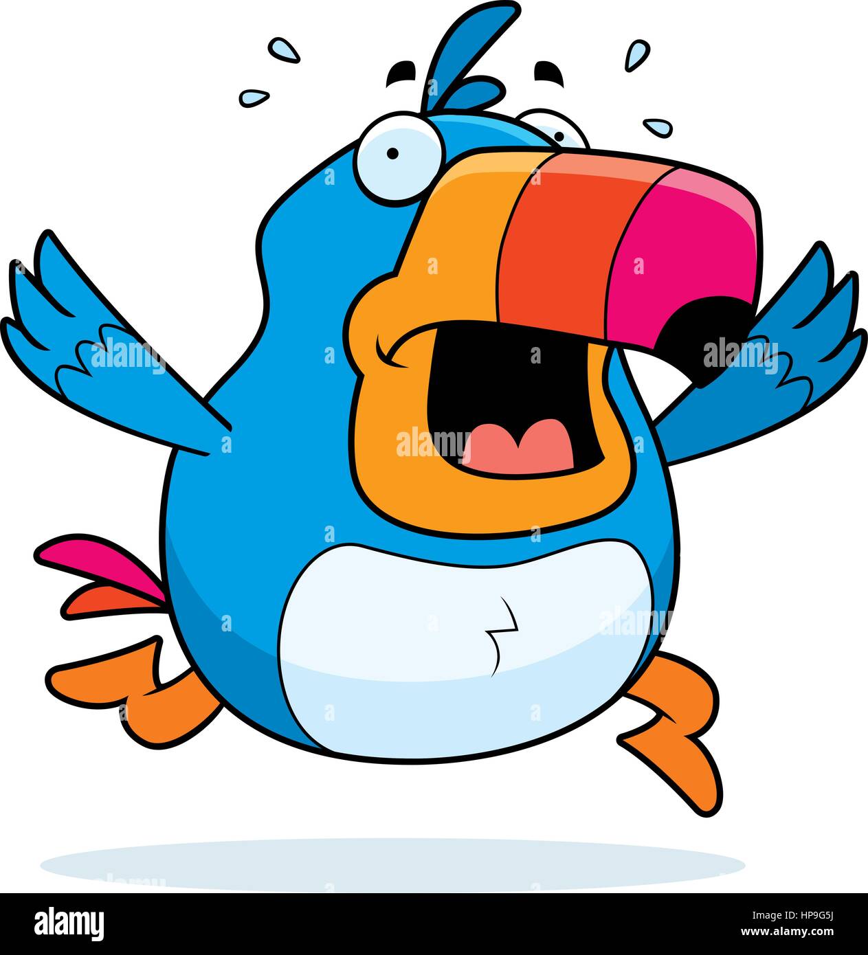 A cartoon toucan running in a panic Stock Vector Image & Art - Alamy