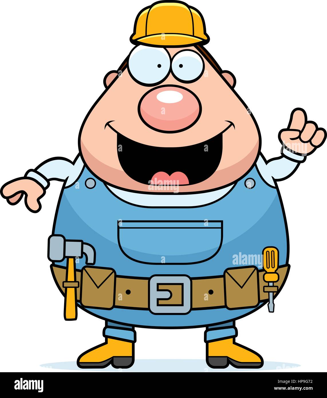 Cartoon handyman hi-res stock photography and images - Alamy