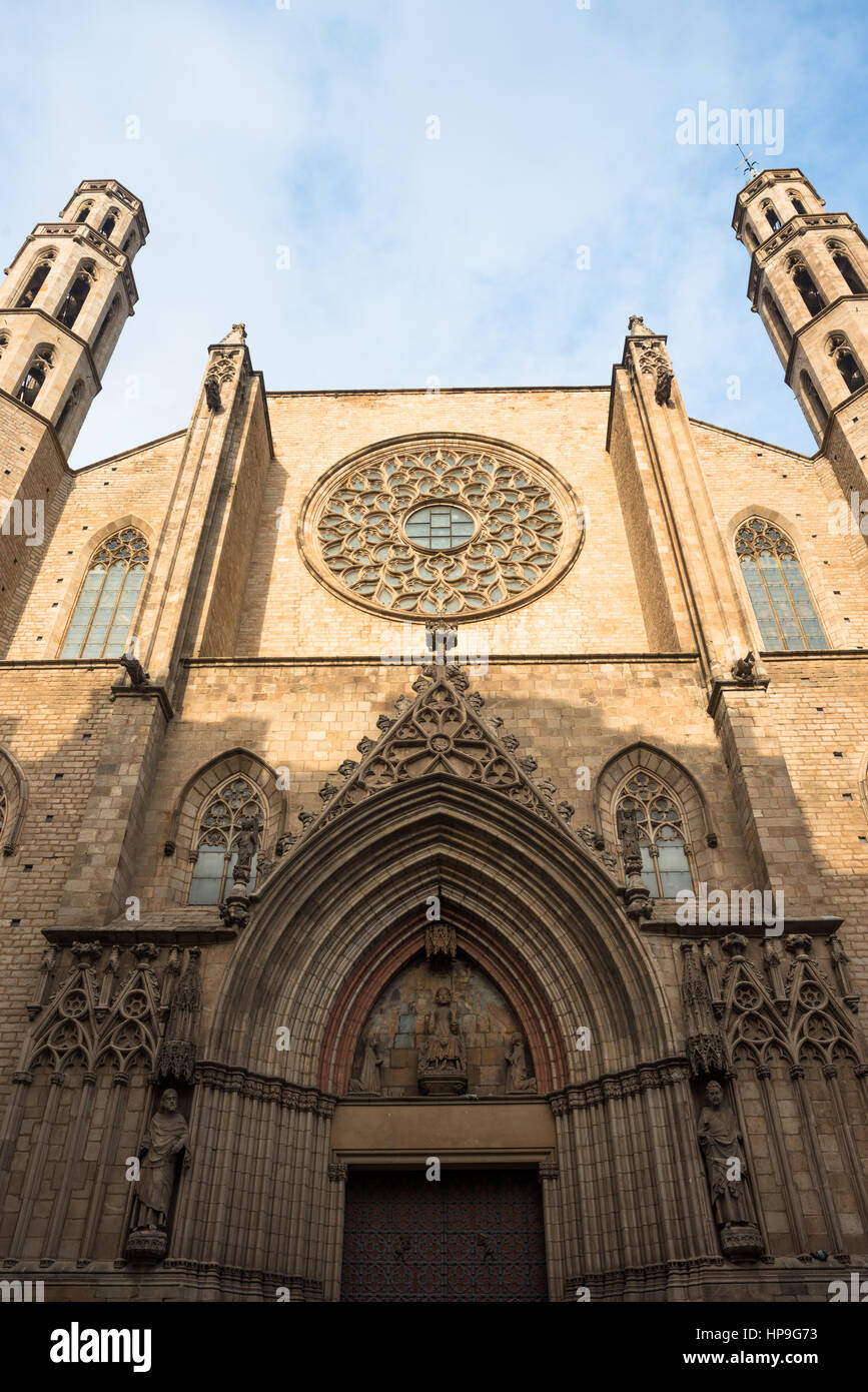 Barcelona cathedral santa maria del mar hi-res stock photography and ...