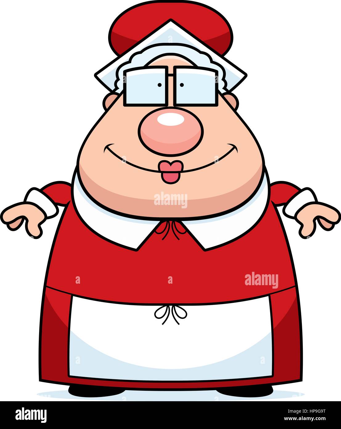 Mrs claus illustration hi-res stock photography and images - Alamy