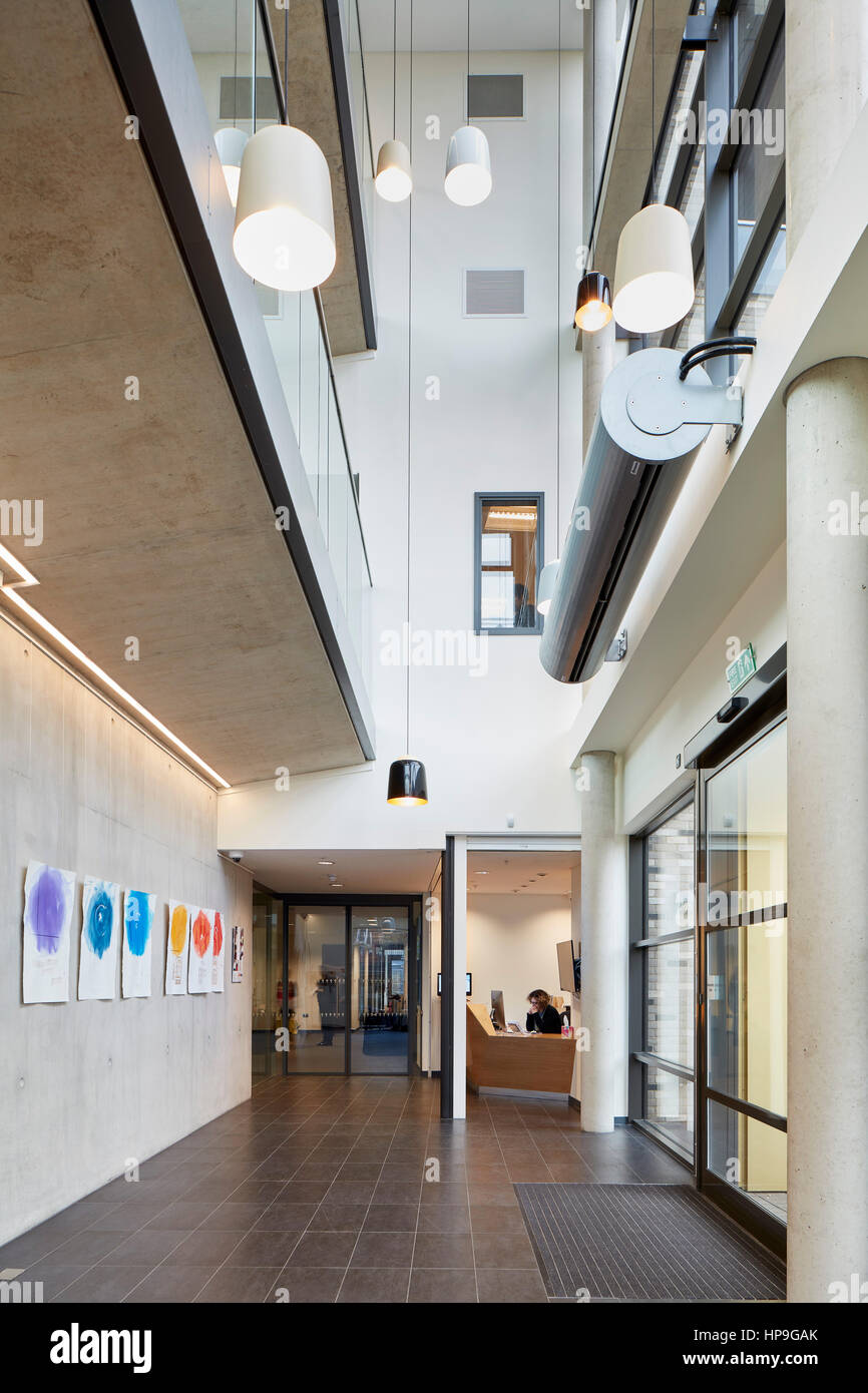 Entrance hall. Holy Trinity Primary School, London, United Kingdom ...