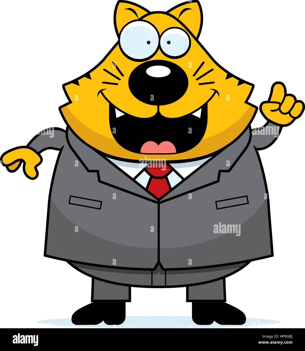 Fat cat businessman Stock Vector Images - Alamy