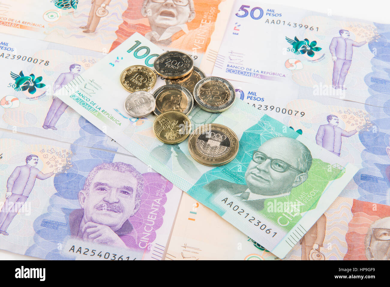 Colombian coin hi-res stock photography and images - Alamy